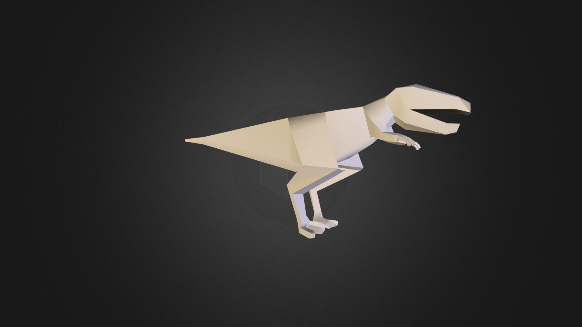 Low poly T.rex - 3D model by Mieke Roth (@miekeroth) [ec10663] - Sketchfab