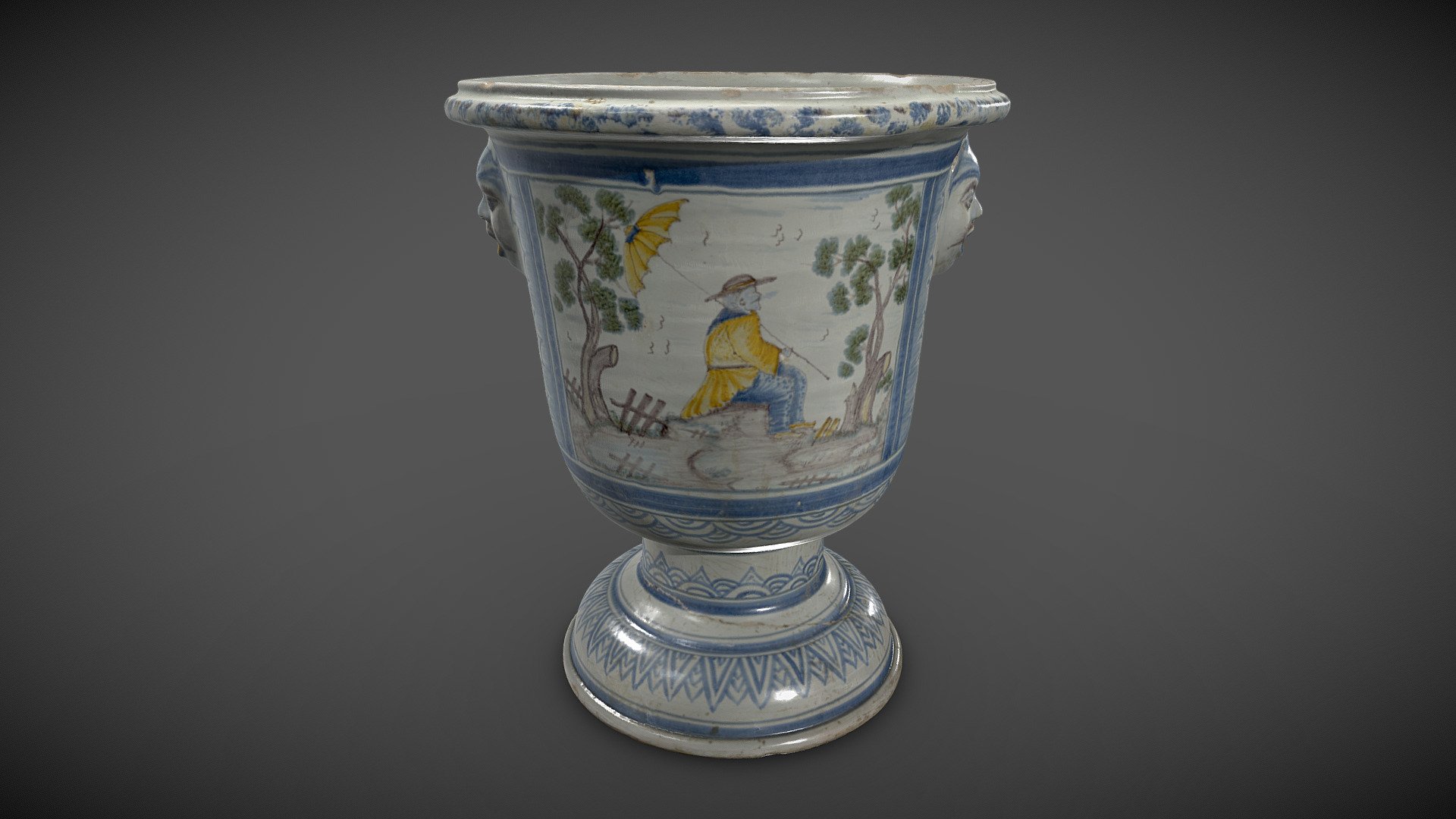 Cache-pot - Download Free 3D model by Alienor.org, Conseil des musées (@alienor.org) [ec1257a ...