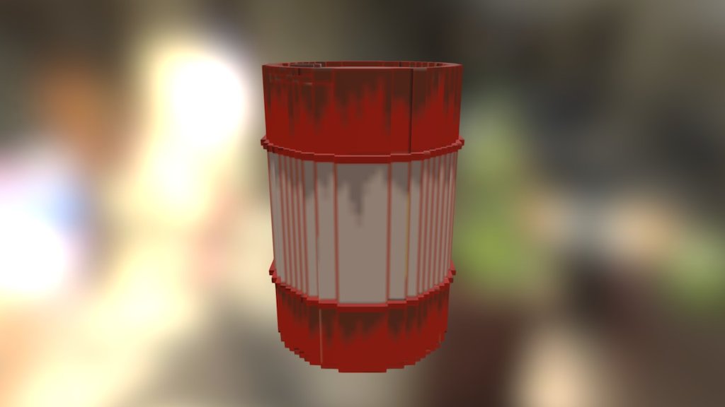 Minecraft Explosive Barrel - 3D model by CorporalBLOBER [ec14080 ...