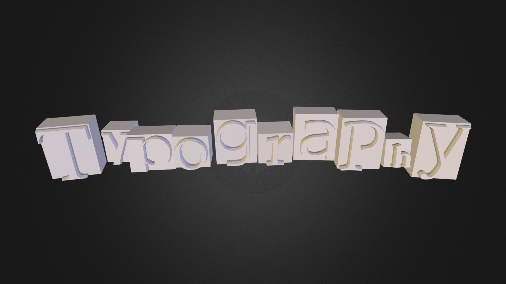typography.obj - 3D model by JoachimNickerl [ec162b2] - Sketchfab
