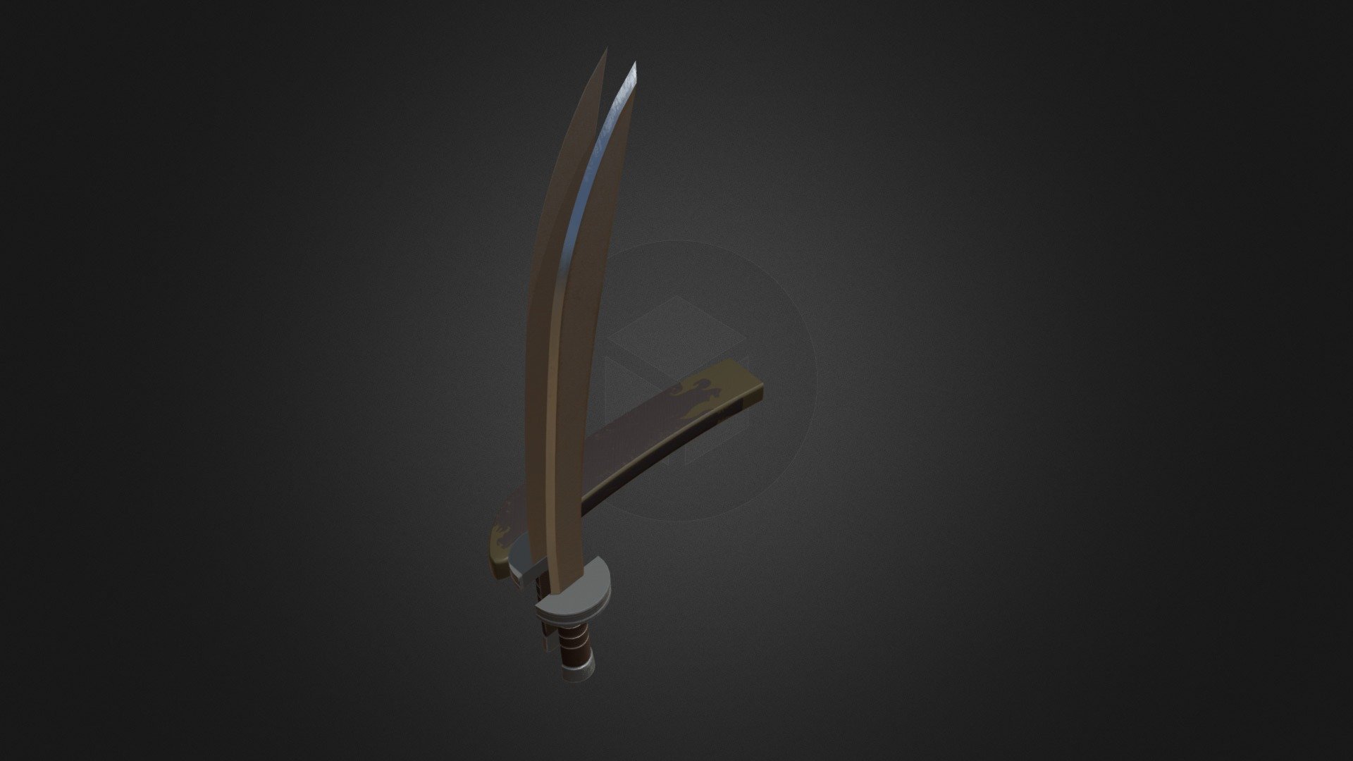 Zuko Swords From Avatar:TheLastAirbender - 3D model by ...