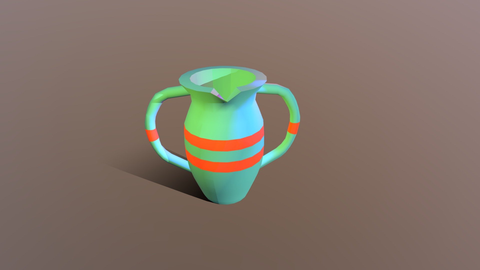Low-Poly Vase - 3D model by NewtEmporer [ec18e90] - Sketchfab