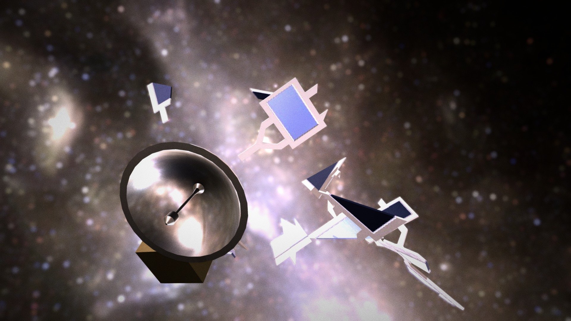 Space debris - 3D model by mahitaji [ec19e54] - Sketchfab