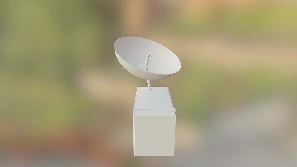 Radio Dish Console - Download Free 3D model by hibbetz [ec1a69b ...