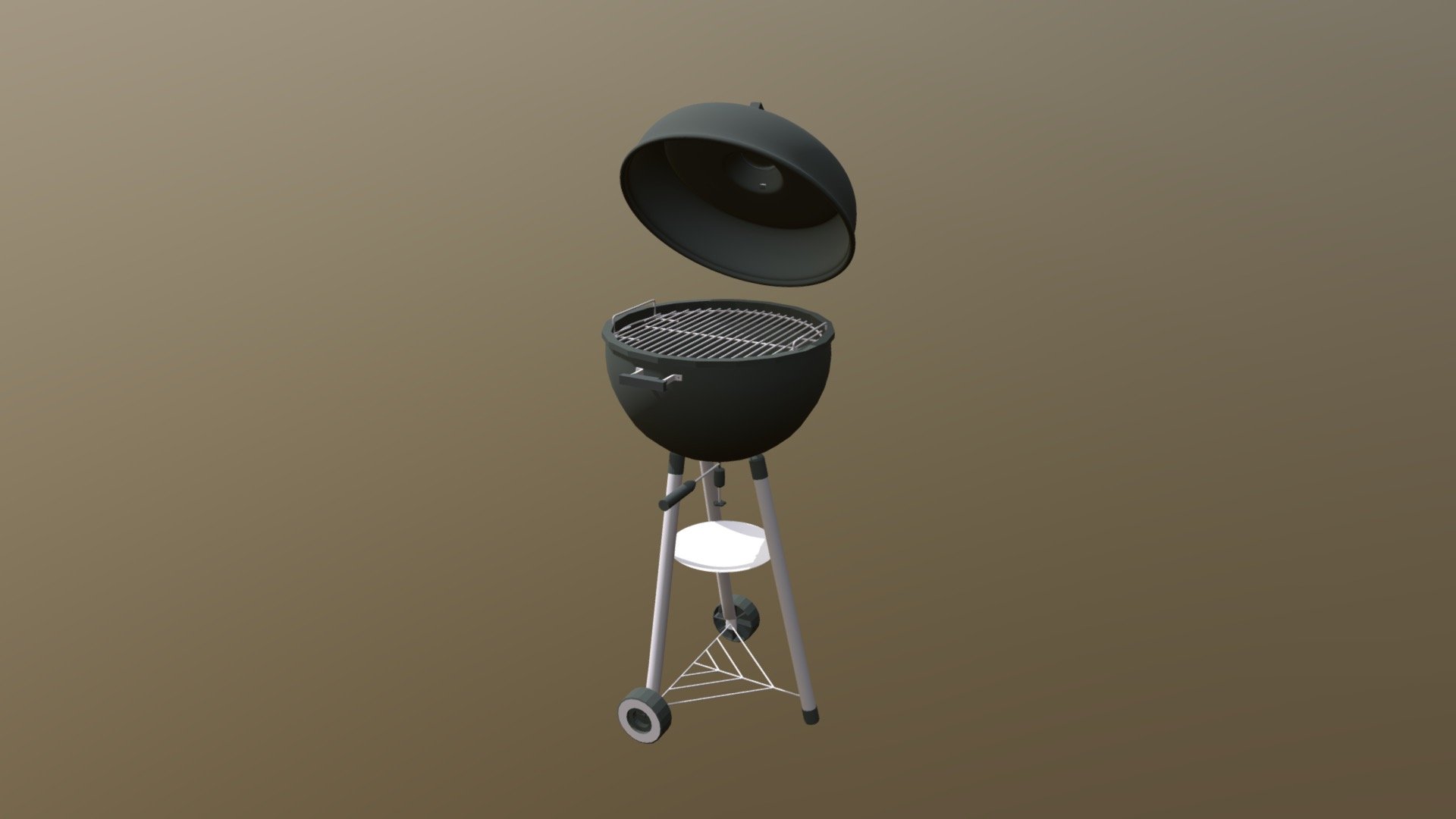 BBQ GRILL - 3D model by Carren S. (@carrentio) [ec1b8f8] - Sketchfab