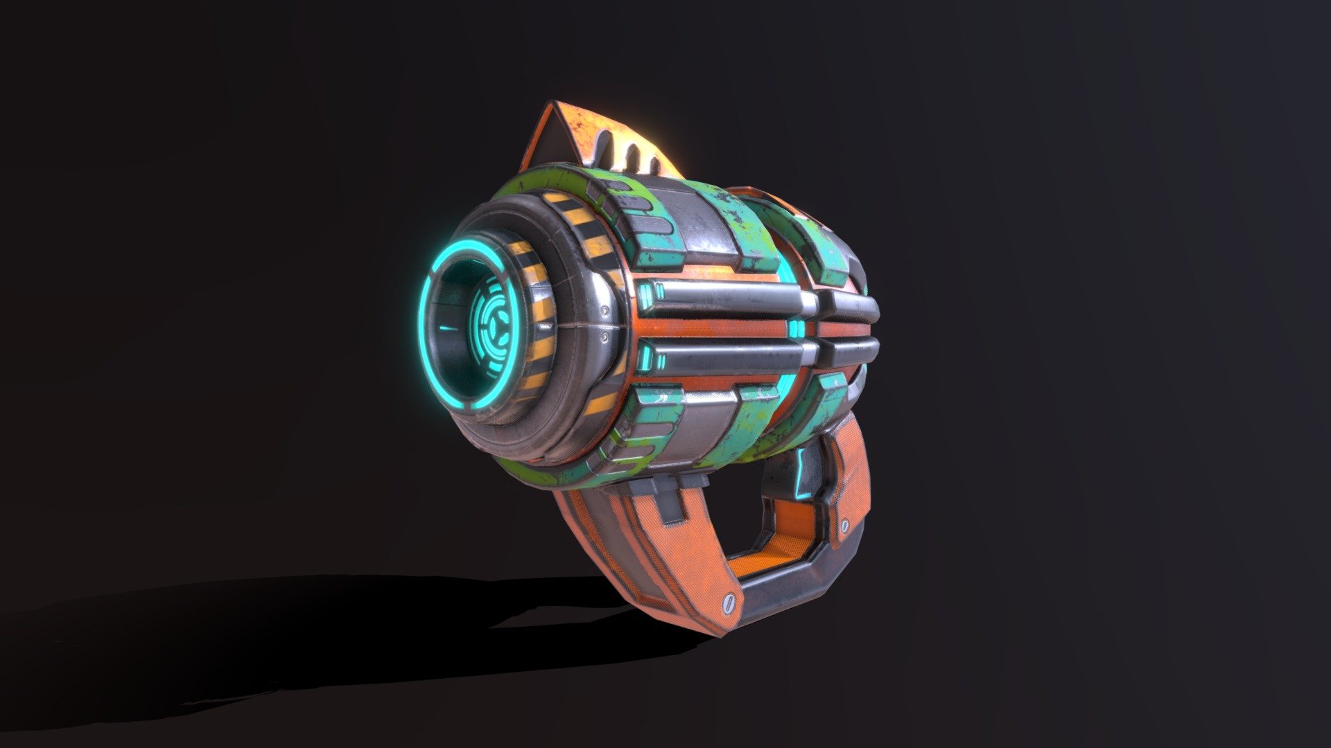 Stylised Rebel Gun - 3D model by Jess Robinson (@jcrobinson) [ec1be71 ...