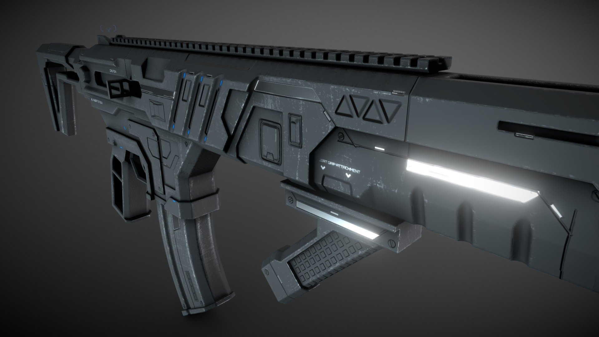 AR-T60 - Buy Royalty Free 3D model by Bl4ckGh0st [ec1c2fb] - Sketchfab ...