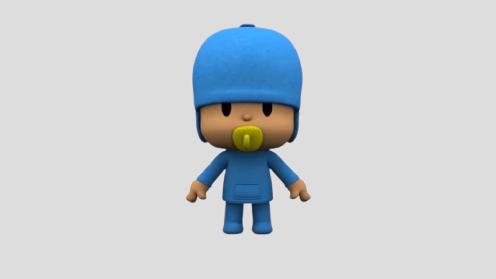 Pocoyo The Human 2D Model 1 - Download Free 3D model by lauratorradosanchez [ec1d12c] - Sketchfab