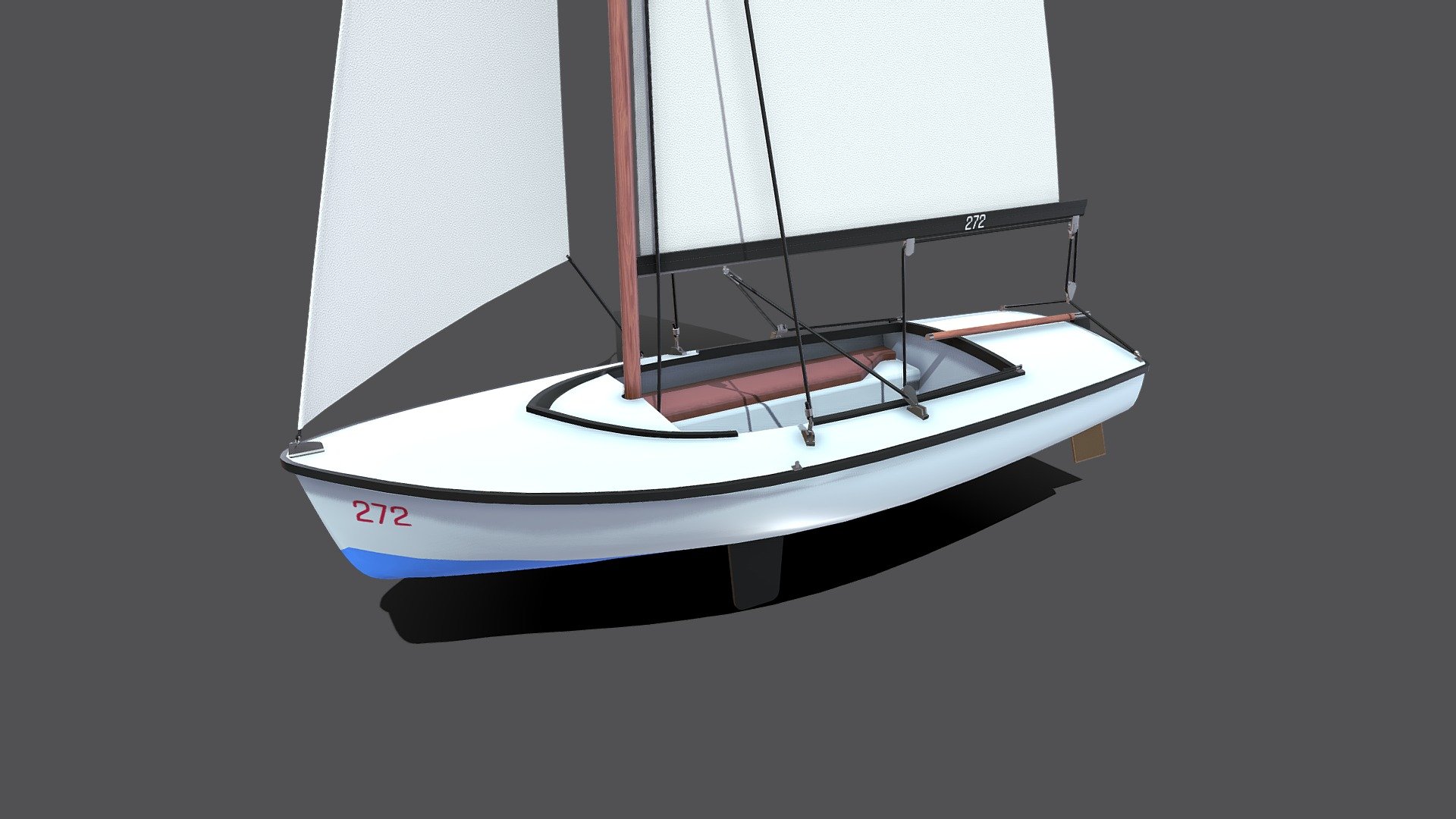 Sail Boat - Buy Royalty Free 3D model by MaX3Dd [ec1d7ff] - Sketchfab Store