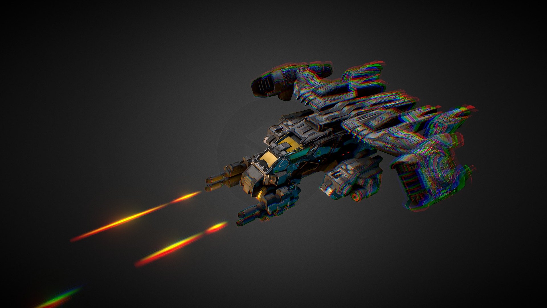 SF Dropship - 3D model by GrafxBOX / CGPitbull (@GrafxBOX) [ec1ec03 ...