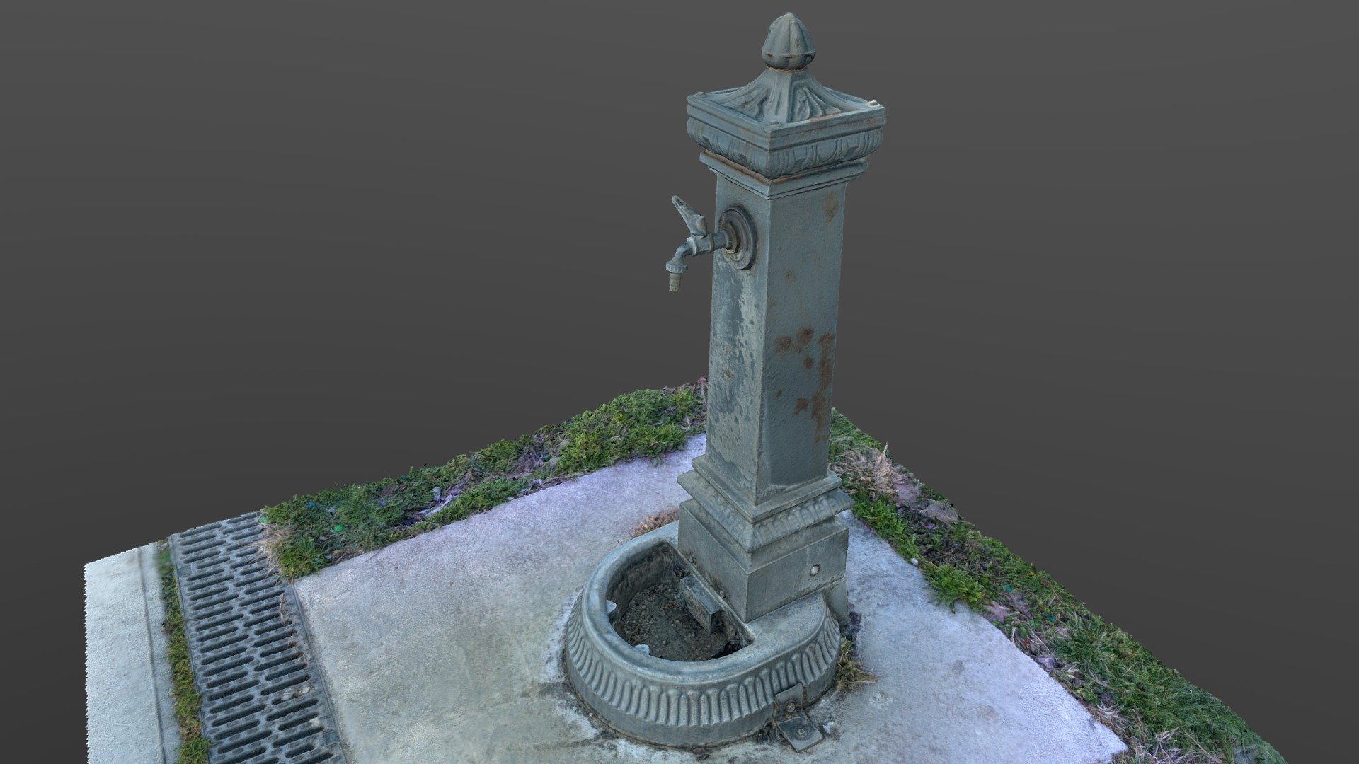 Potable water fountain 3D scan (photogrammetry) - Buy Royalty Free 3D ...