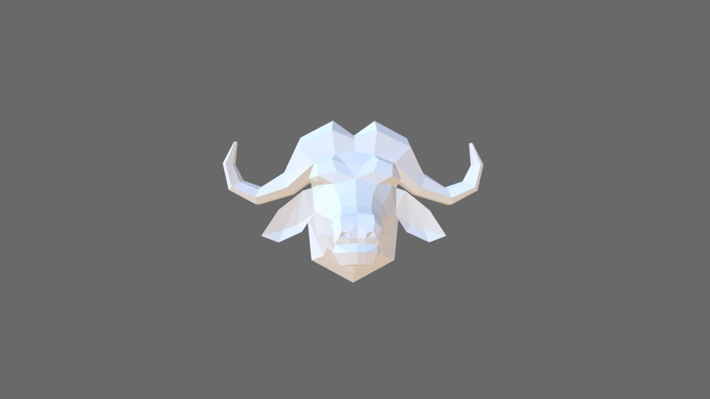Buffalo Head - 3D model by lpobjects [ec22248] - Sketchfab
