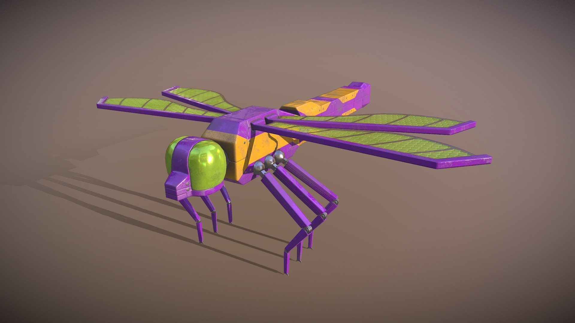 Robo Dragonfly RD-100 - Download Free 3D model by Dmytro Dobrovolskyi ...