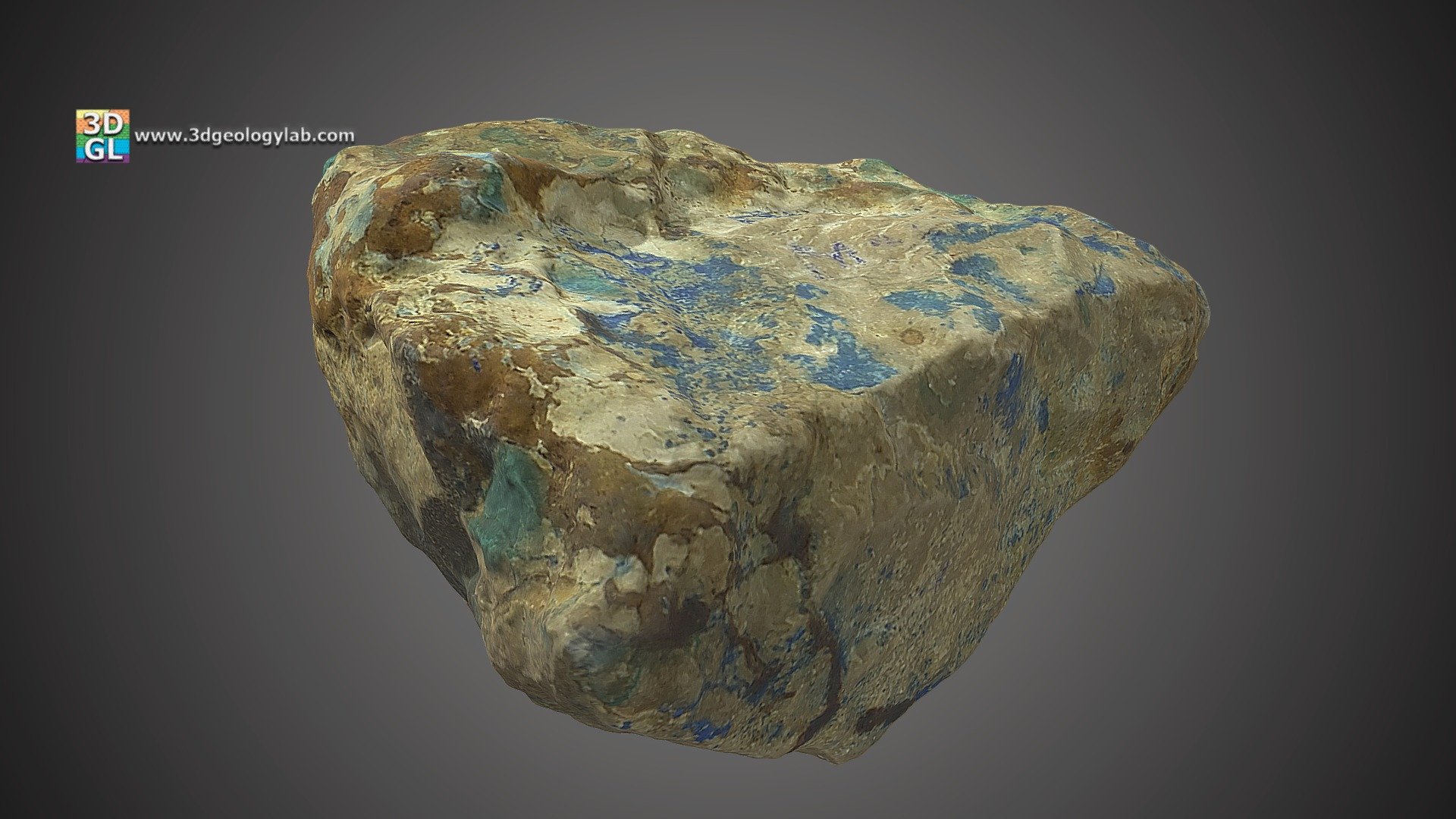 3D Minerals - Azurite - 3D model by 3D Geology Laboratory ...