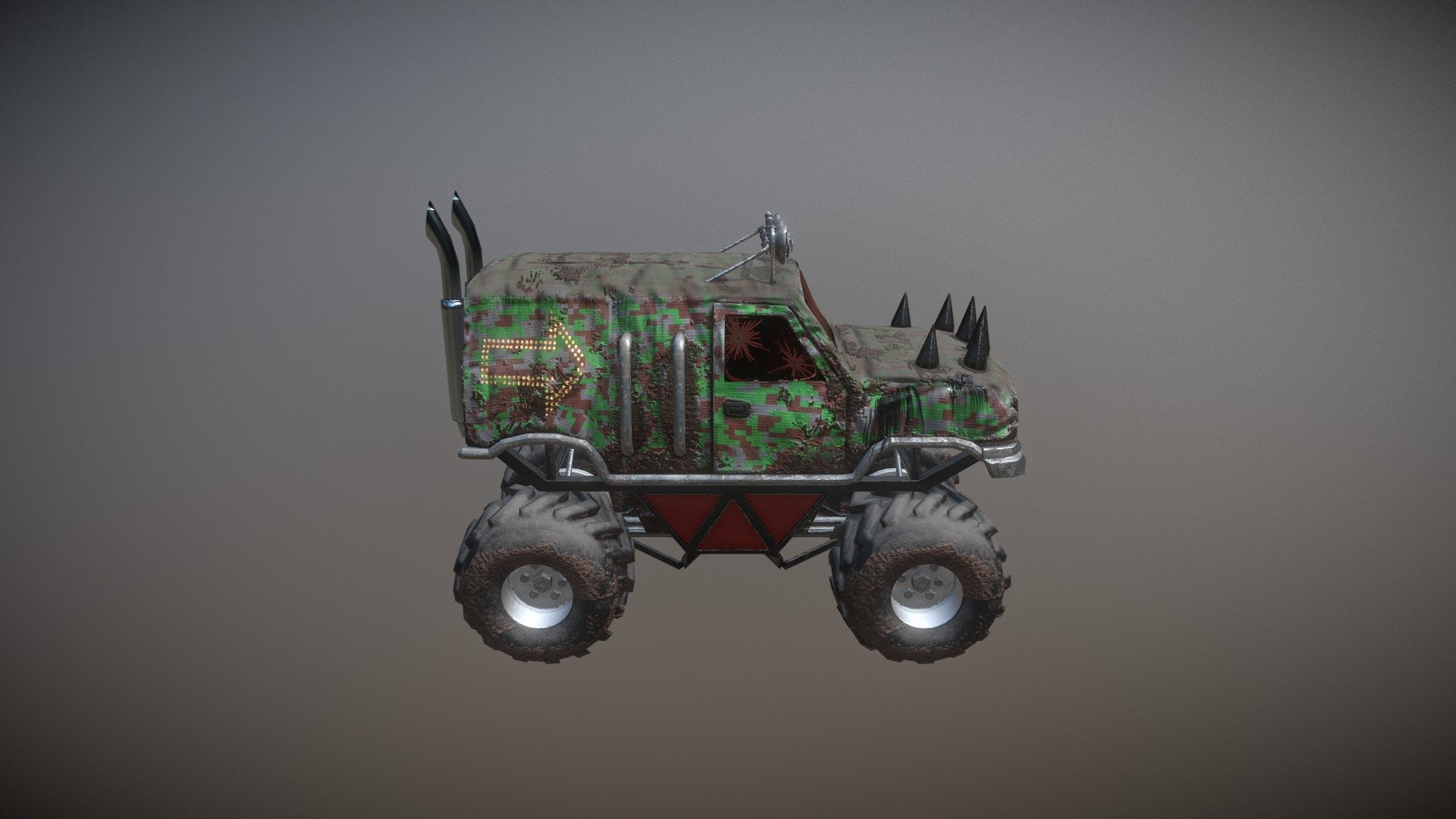 Monster Truck - 3D model by acdodgen [ec23f57] - Sketchfab