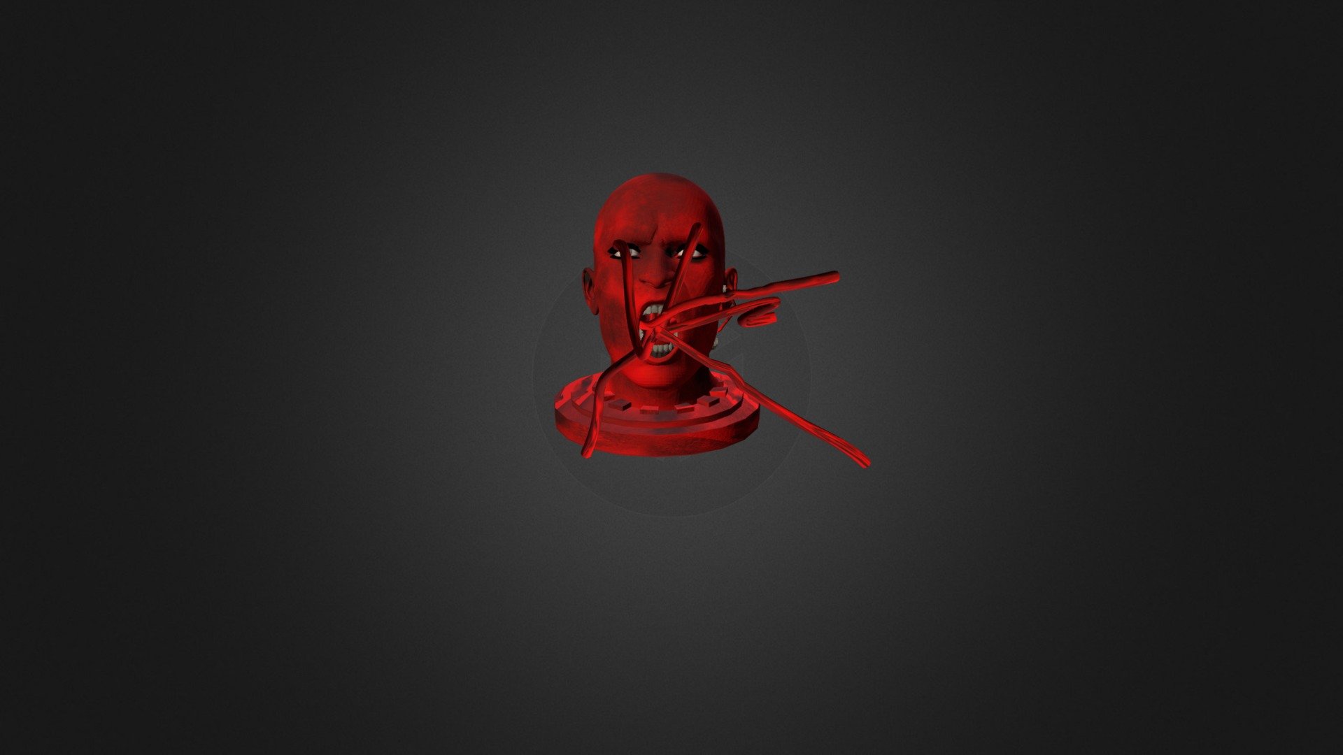 Screaming Head - 3D model by howardgardnercg [ec24376] - Sketchfab