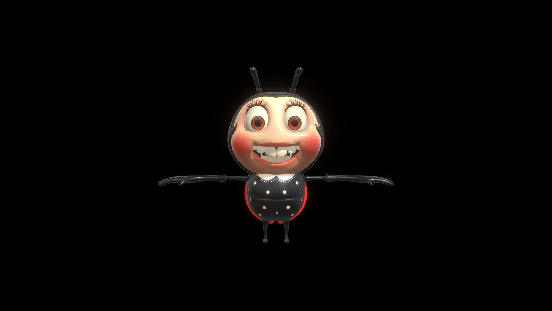 Ladybug - 3D model by KEWAG (@kewag.ch) [ec24aef] - Sketchfab