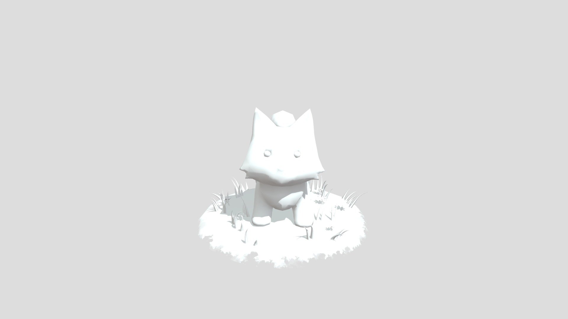 Cute-handpainted-wolf - 3D model by irene001 [ec28e38] - Sketchfab