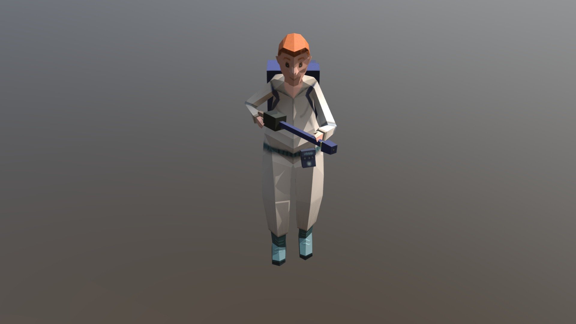 Dr Stantz - The Real Ghostbusters - 3D model by Eduarda Duarte ...