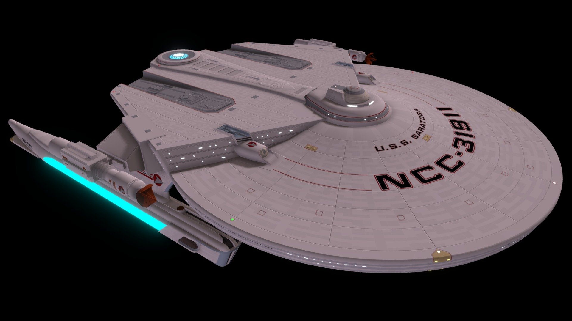 Miranda Class (Saratoga Variant) - Download Free 3D model by Major ...