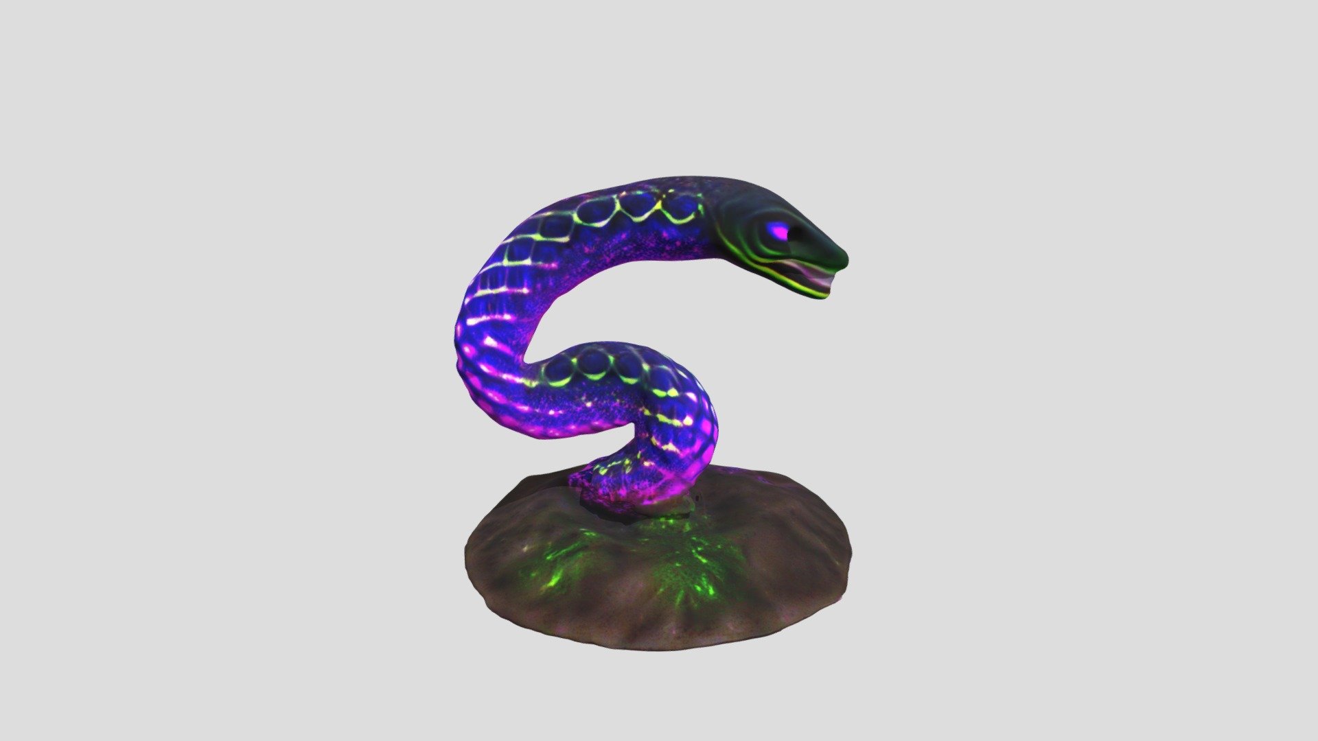 D66a016b6f39_glowing_galactic_violet_snakes (1) - Download Free 3D ...