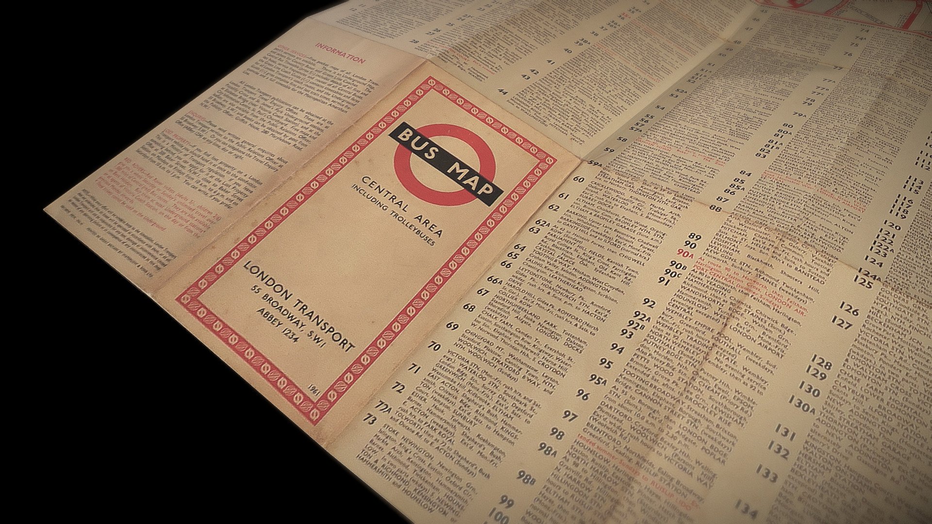 Central London Bus Map, 1961 - 3D model by Thomas Flynn (@nebulousflynn ...
