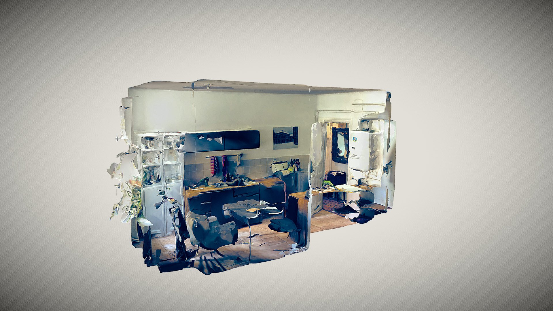 LIDAR Scan with Iphone of my kitchen - 3D model by pixler.berlin ...