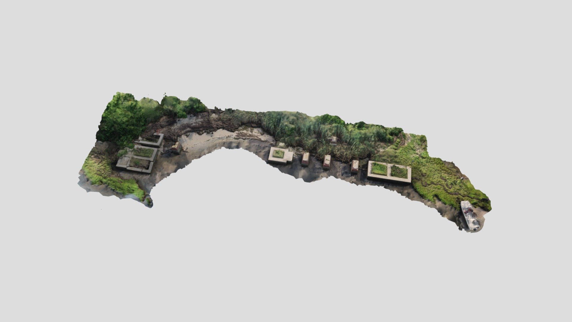 Goodwin Islands Fish Factory Ruins - 3D model by bschmolke [ec2dc4d ...