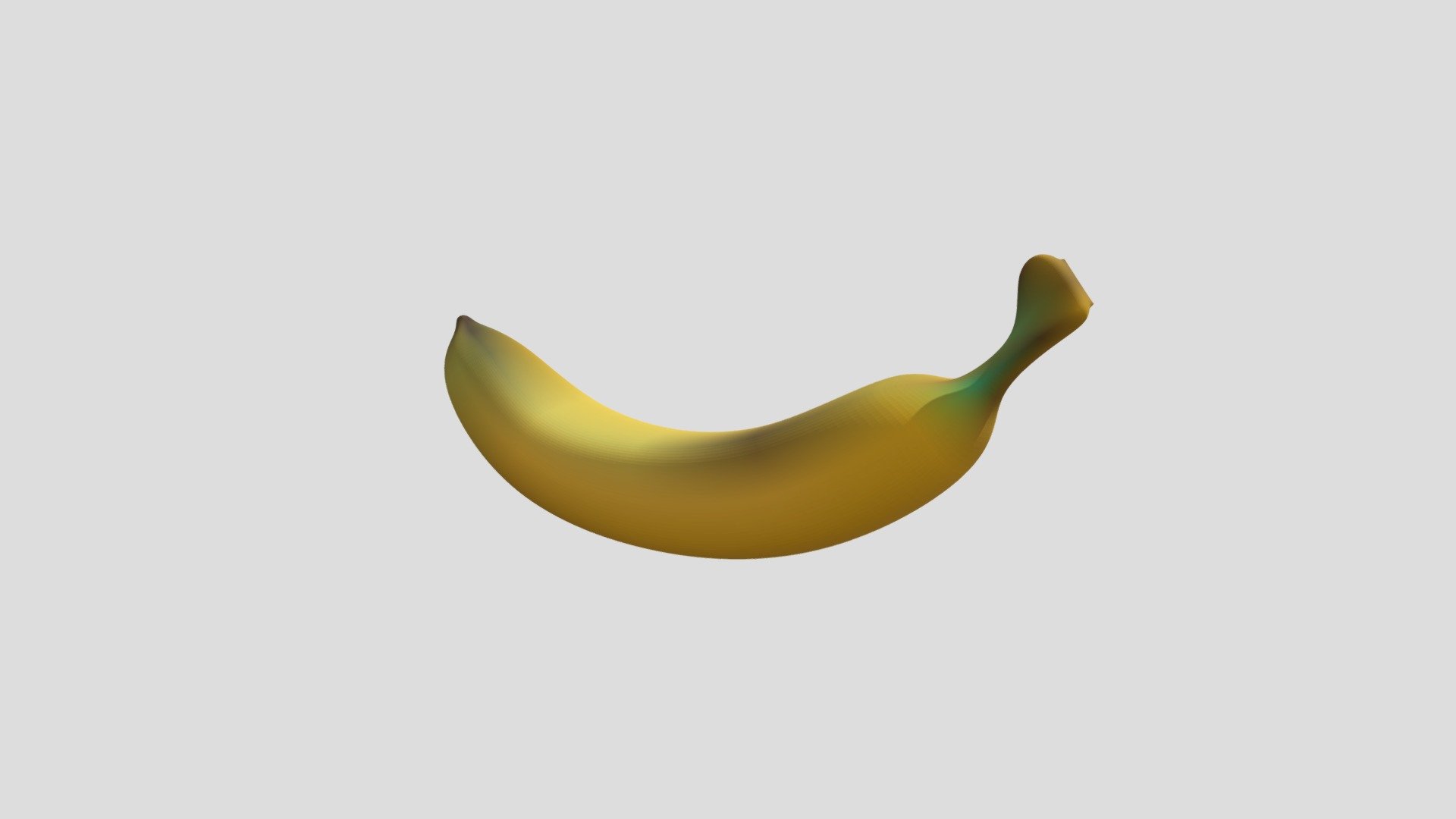 Banana free 3d model - Download Free 3D model by xtanyo [ec2dc6e ...