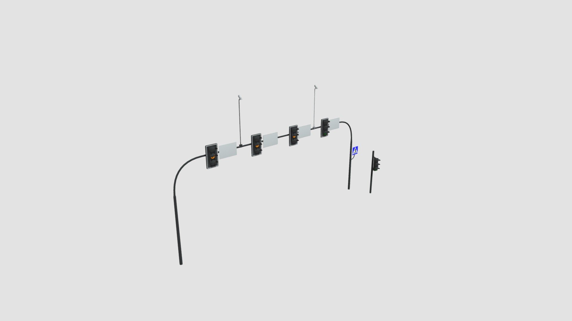 street elements - Buy Royalty Free 3D model by Evermotion [ec2e827 ...