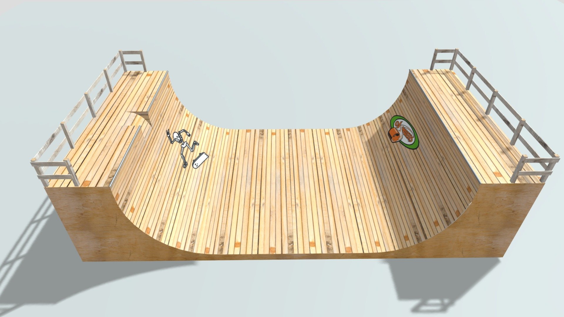 UV Halfpipe - Download Free 3D model by gvelicu [ec2e8a2] - Sketchfab