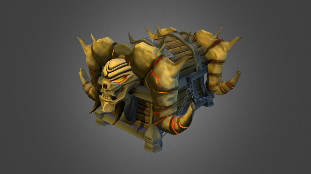Demon Chest - 3D model by GGTech Entertainment (@GGTech3D) [ec2ff9e ...