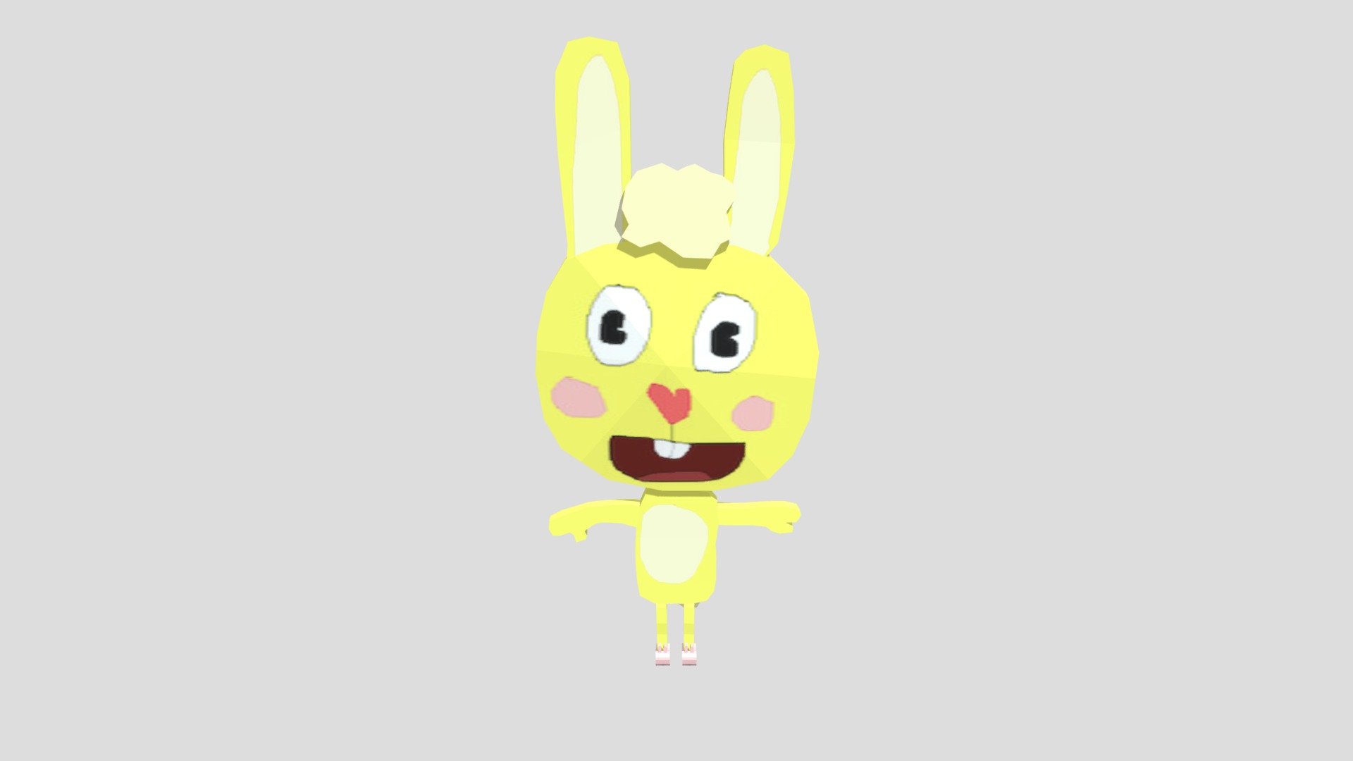 Cuddles PS1 Style - Download Free 3D model by Gutogameplaysbr (@Guto ...