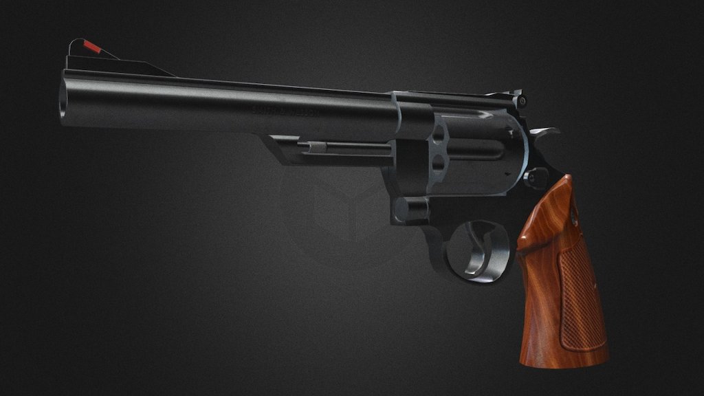 44 Magnum - 3D model by Steven (@TazCreates) [ec313d9] - Sketchfab