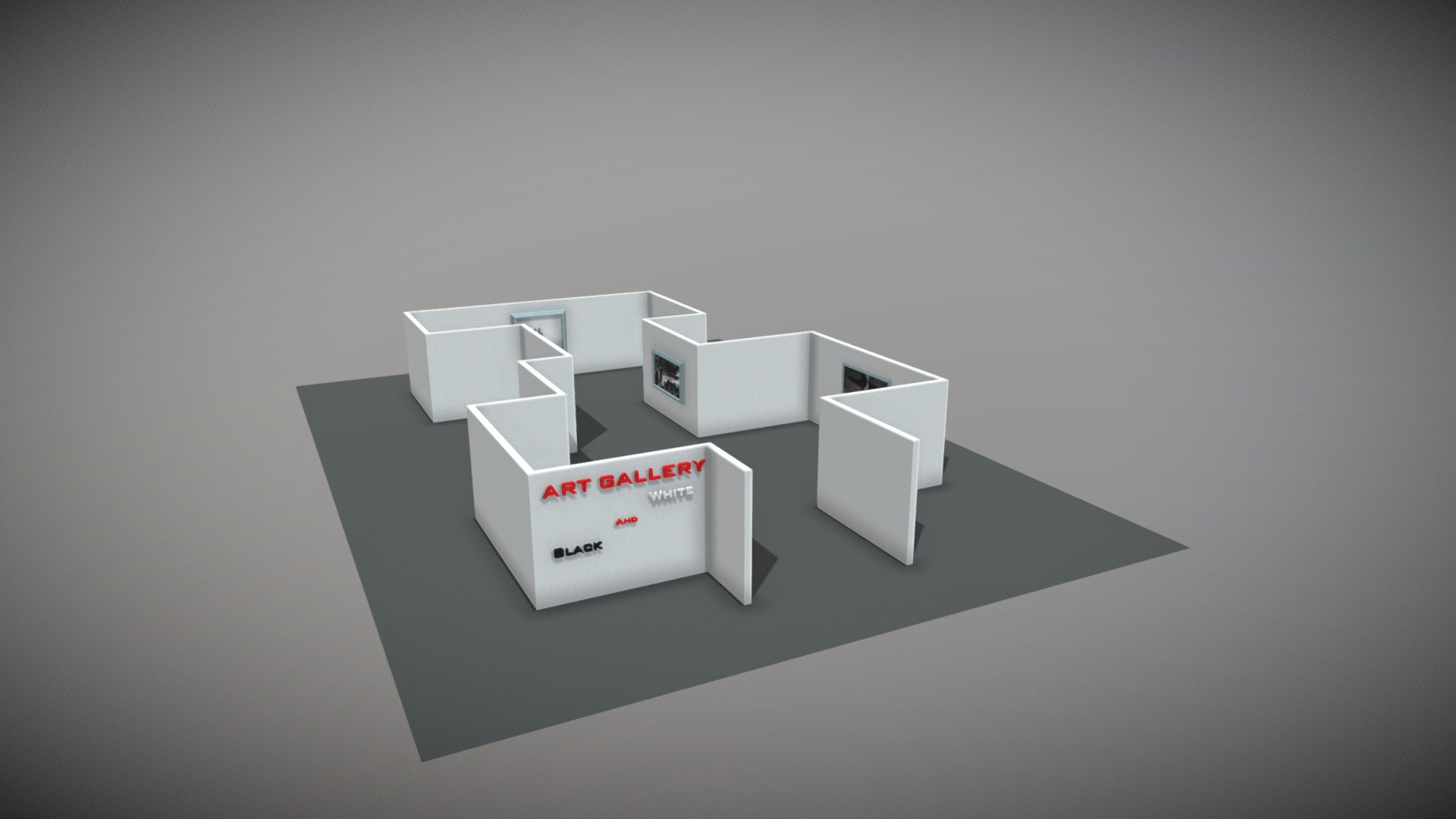 Art Galley - 3D model by sophieenorell [ec33e0f] - Sketchfab