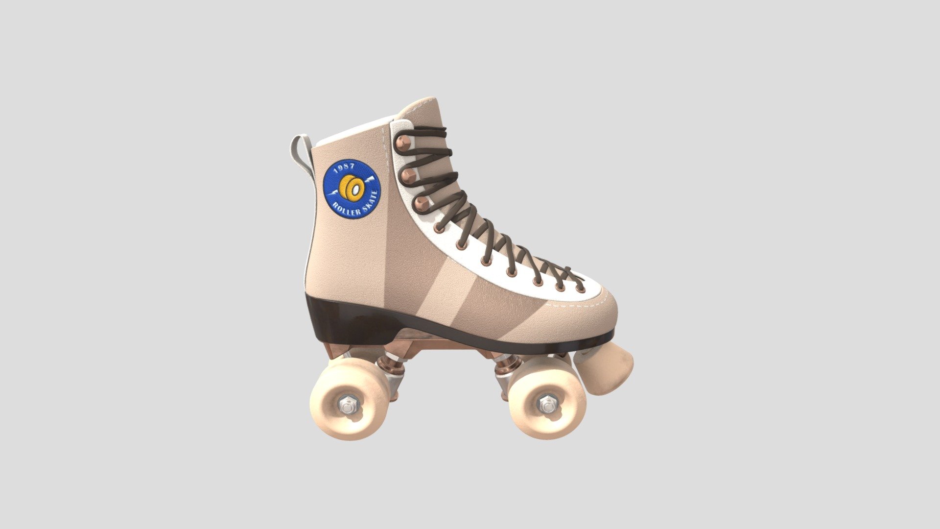 Roller Skate Copper Monochrome - 3D model by Katie (@SILLC) [ec34d47 ...