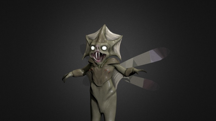 Insect Queen (highpoly + animated) - 3D model by Gnarrf [ec35344 ...