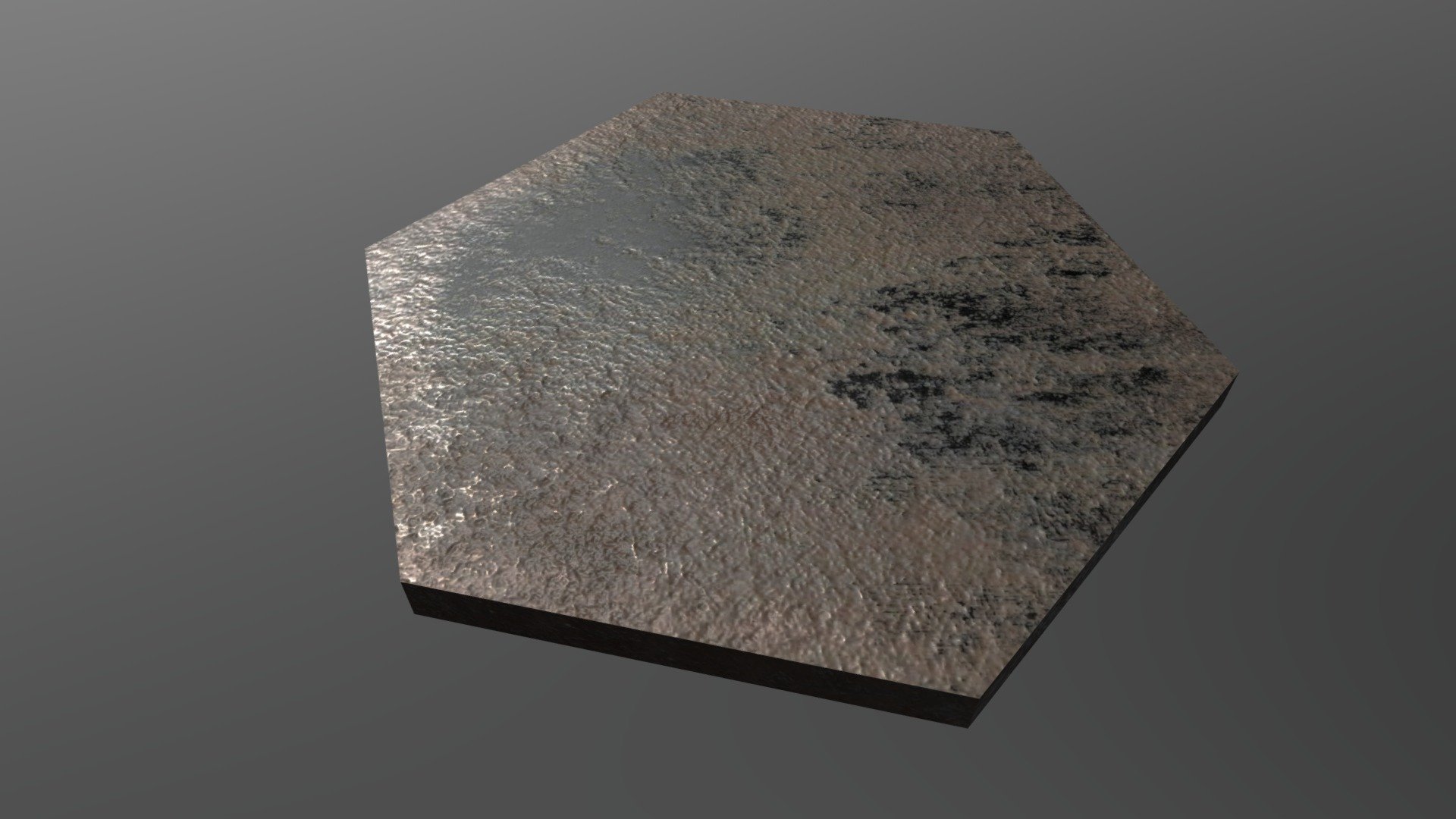 Hexagon - Rusty Lead - 3D model by Kugatsu Tsukai 3D Model Hub ...