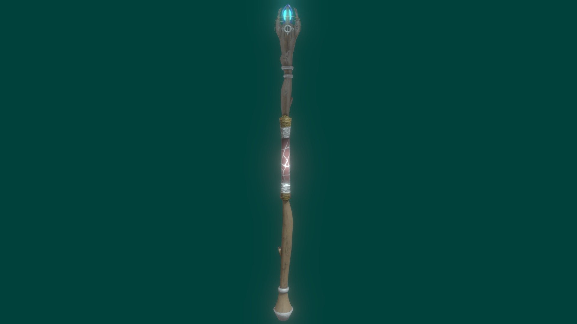 Magic Staff - 3D model by t.flores [ec3670e] - Sketchfab