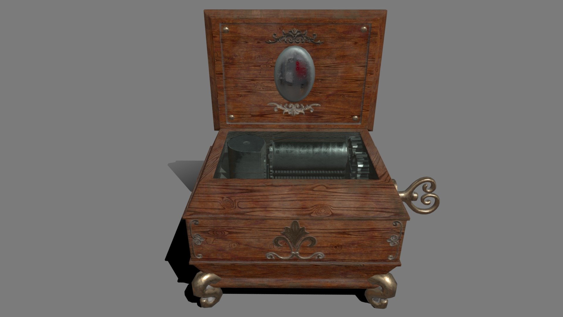 Music Box - Mid Poly - Download Free 3D model by Weirdo.ar [ec38d05 ...