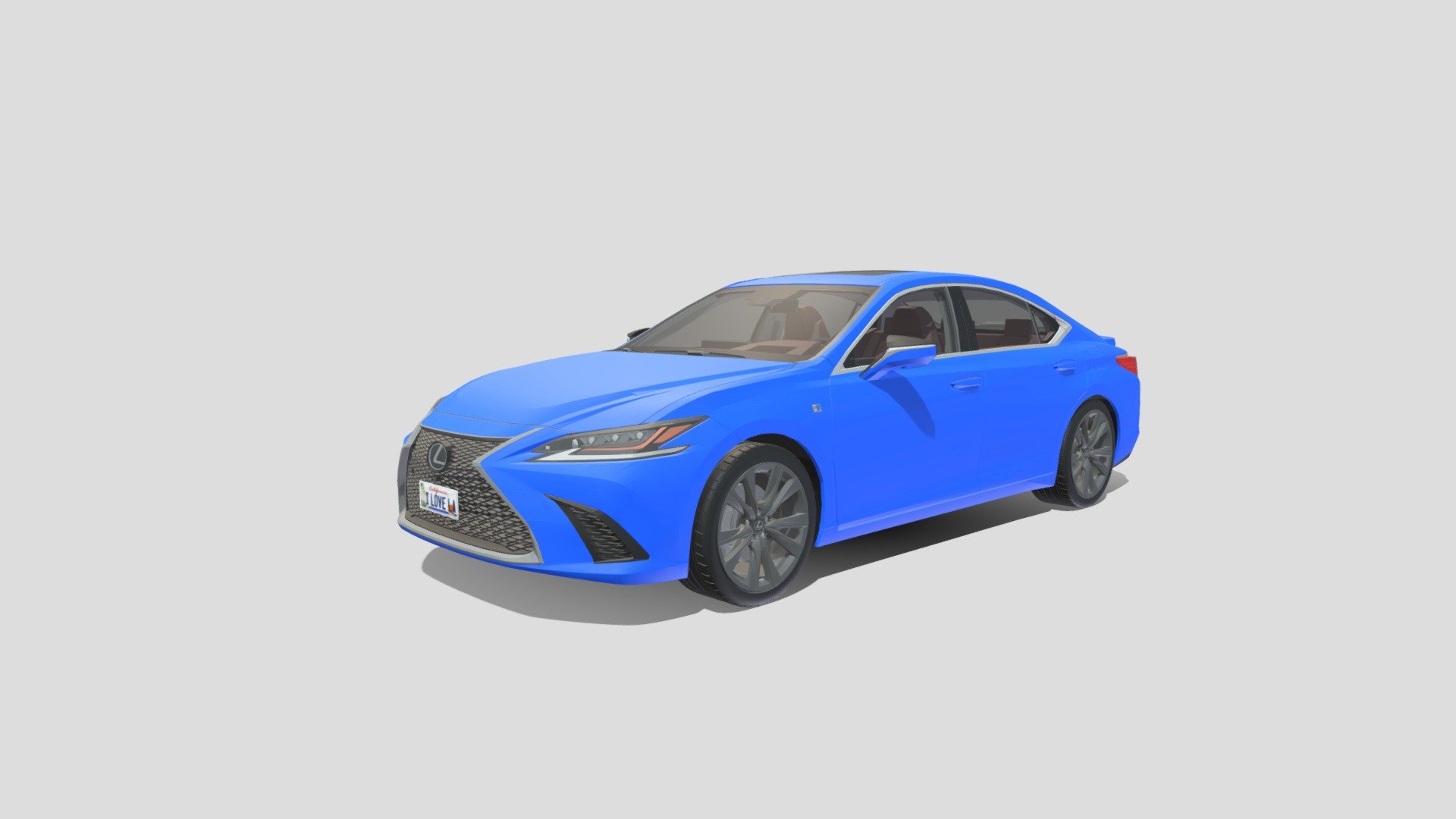 2021 Lexus ES350 F Sport - Download Free 3D model by David_Holiday ...