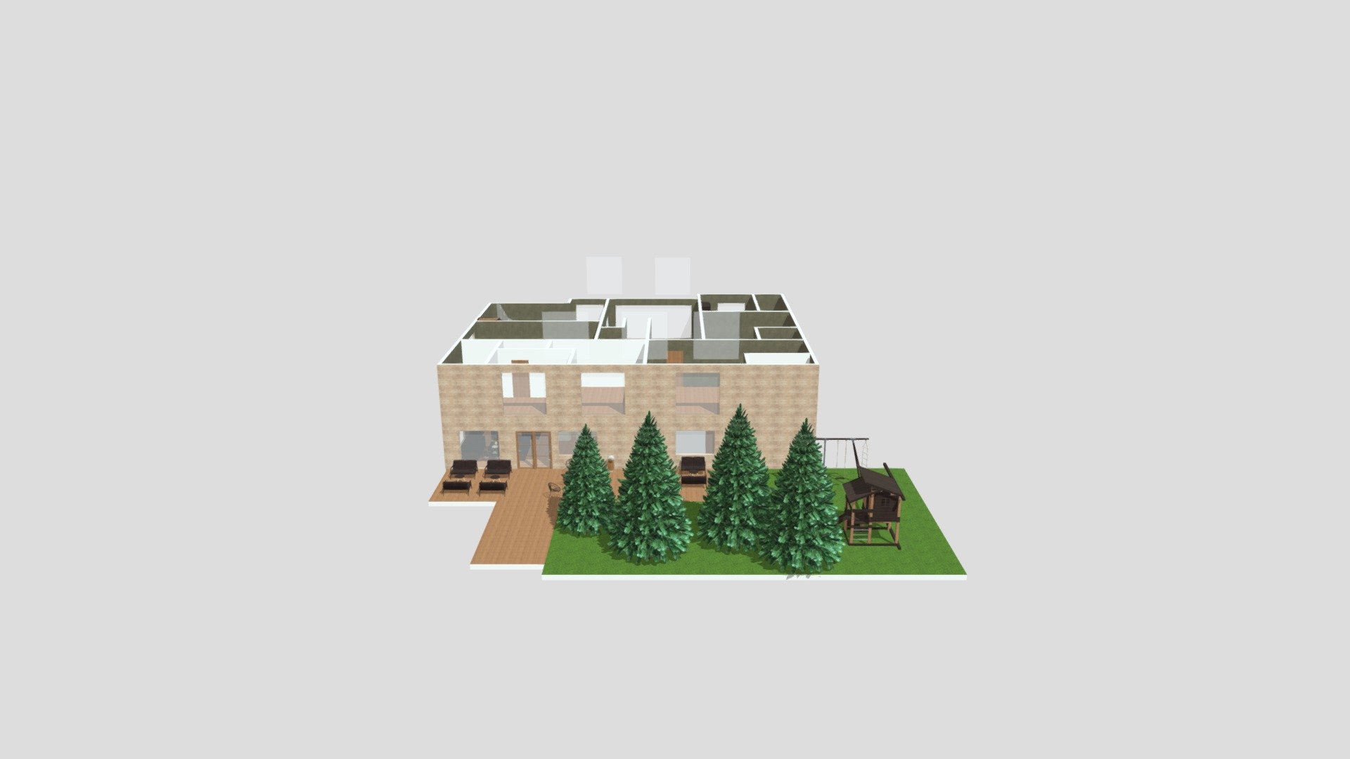 Mountain hotel - Download Free 3D model by Home Design 3D ...