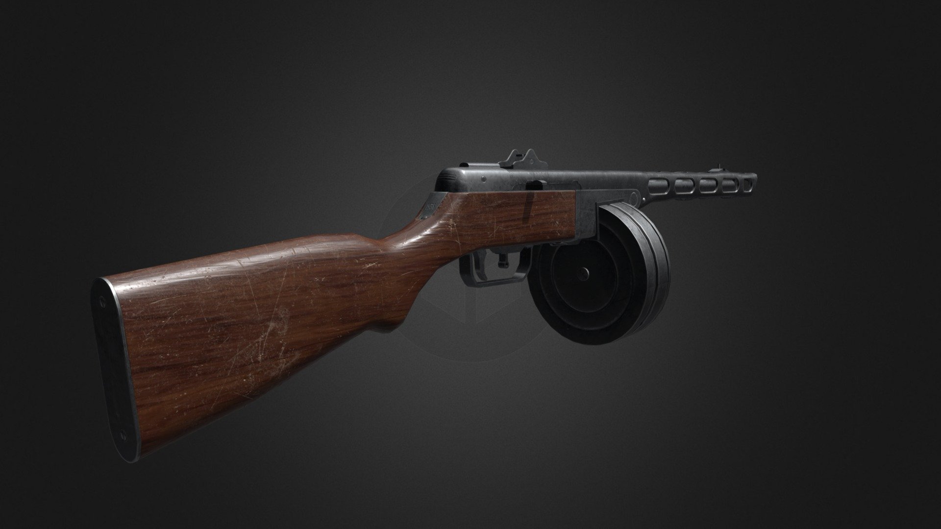 PPSH - 3D model by SMRR [ec3af24] - Sketchfab