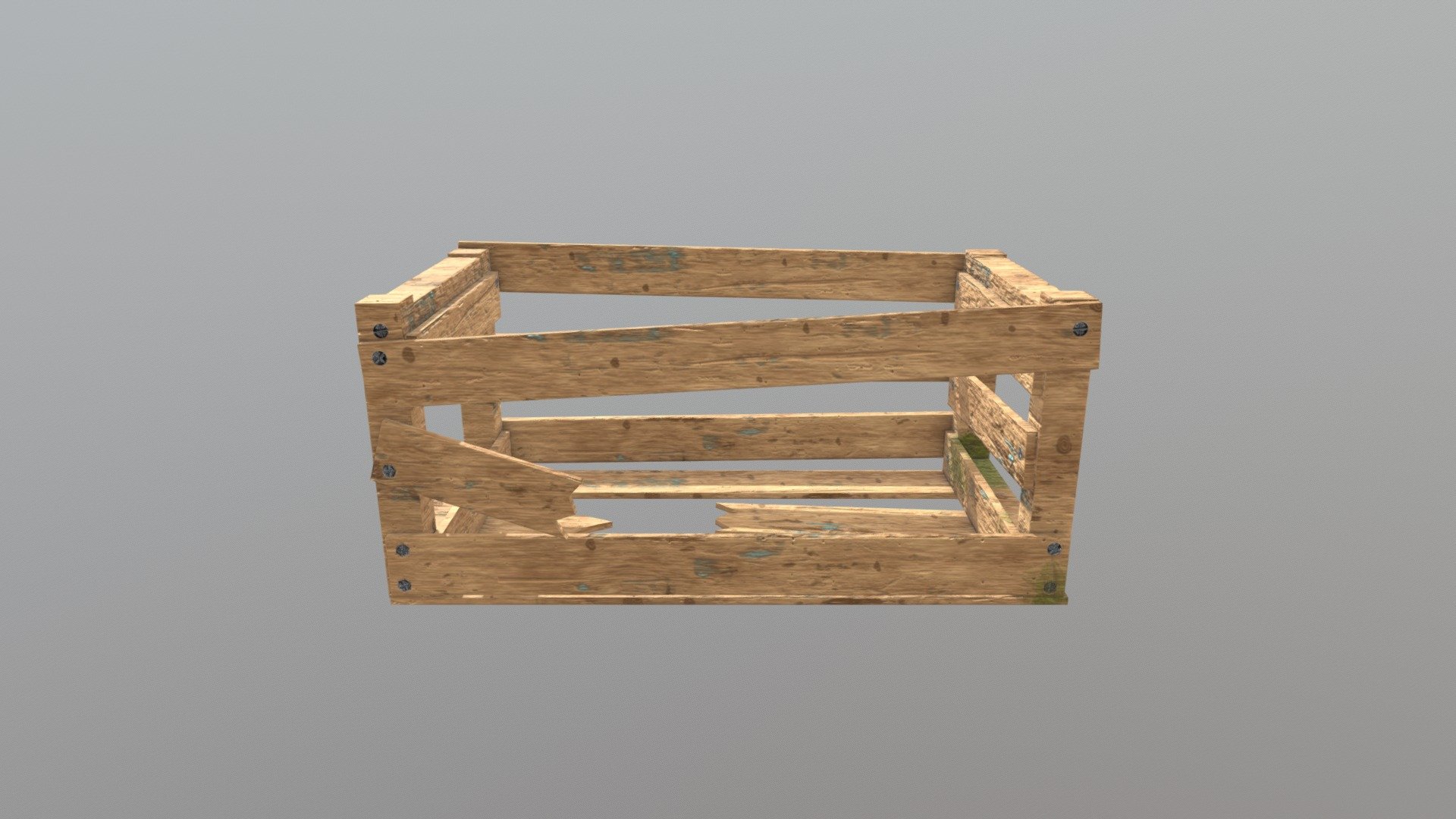 Wood Box - 3D model by luis21 [ec3be3d] - Sketchfab