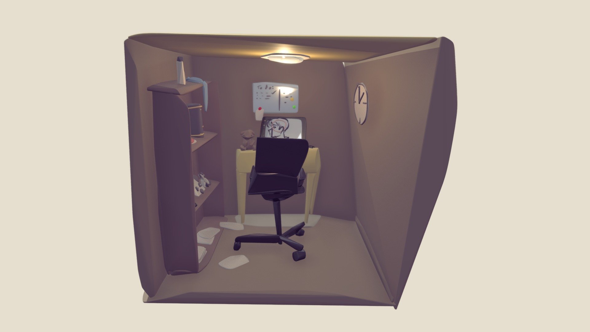 "Self Portrait" made in VR - Download Free 3D model by josephzhang43 ...