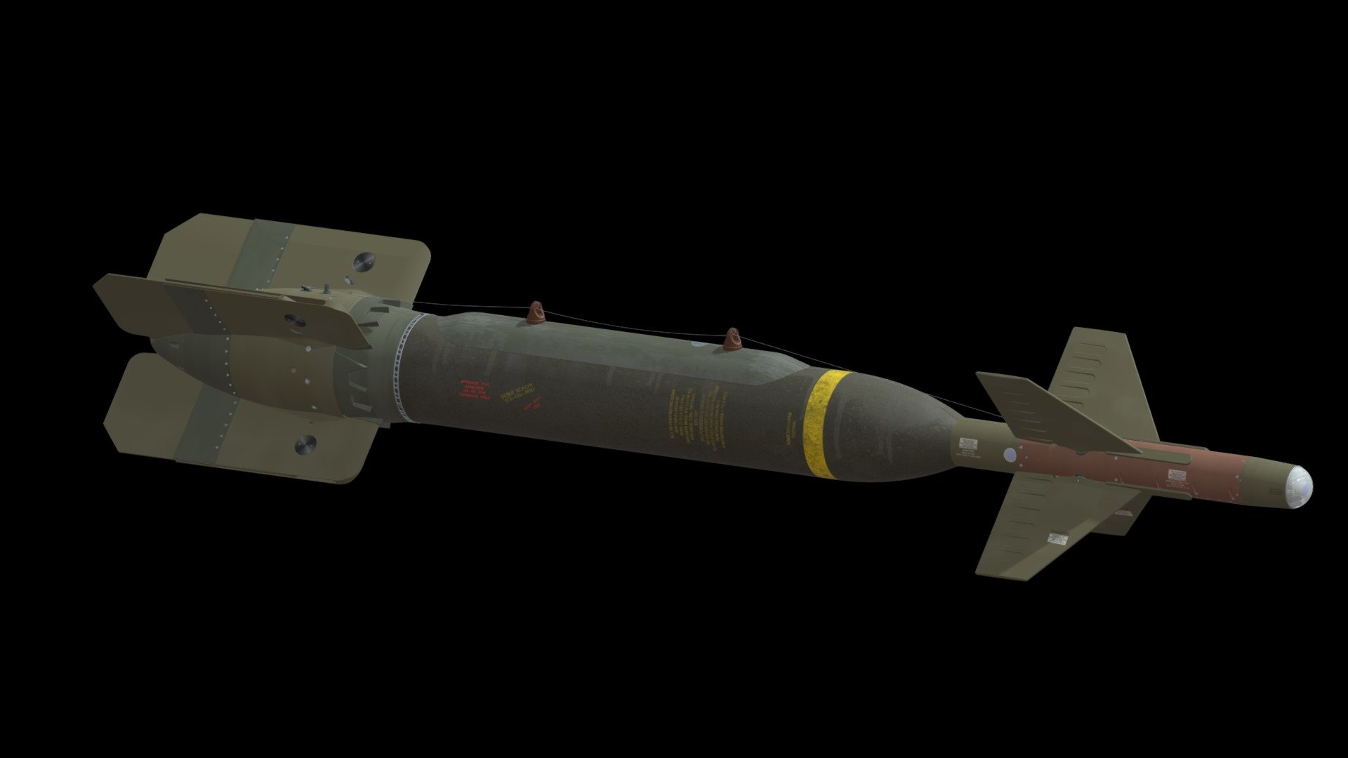 GBU-24 (V) 2/B AIRFOIL CLOSED - 3D model by Edgar Brito (@e.brito ...