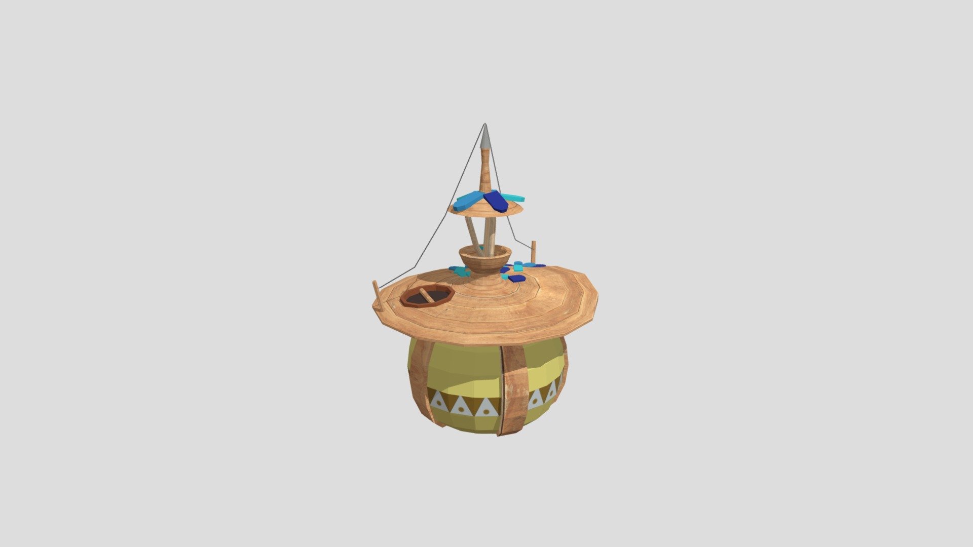 Proj2 3dm round house - 3D model by Vowseyy [ec40077] - Sketchfab