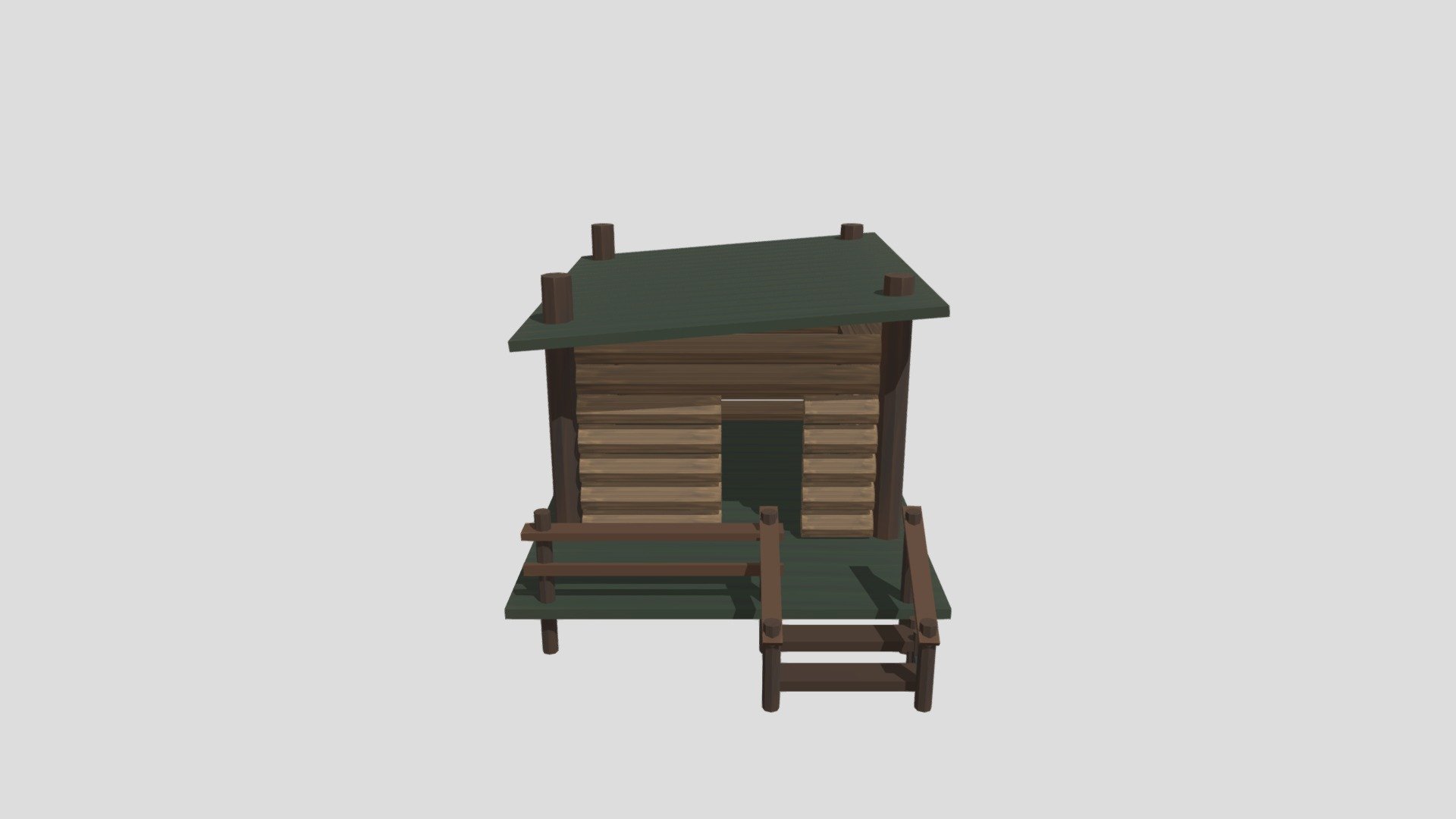 Cabin - Download Free 3D model by GuipGomes [ec40bbe] - Sketchfab