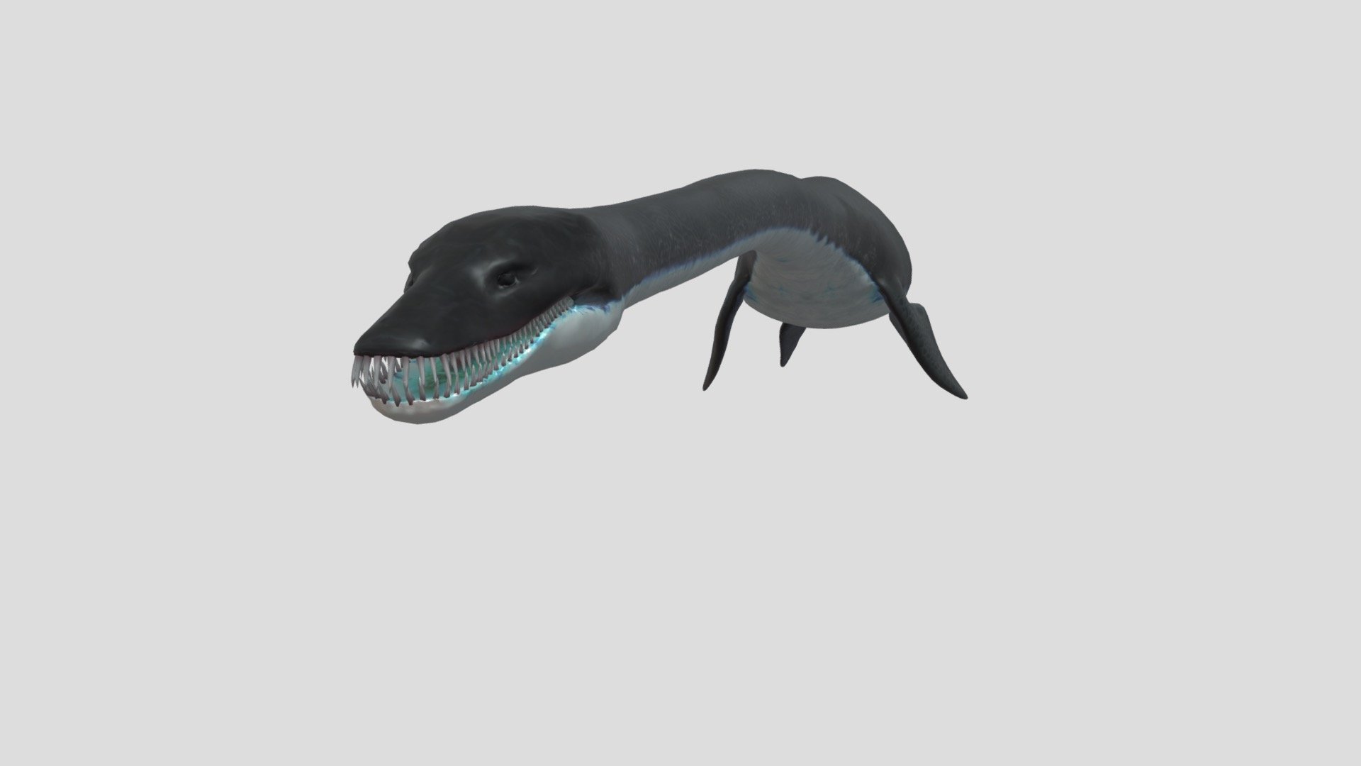 Plesiosaurus - Download Free 3D model by Modbuff (@CGreature) [ec40bd0 ...