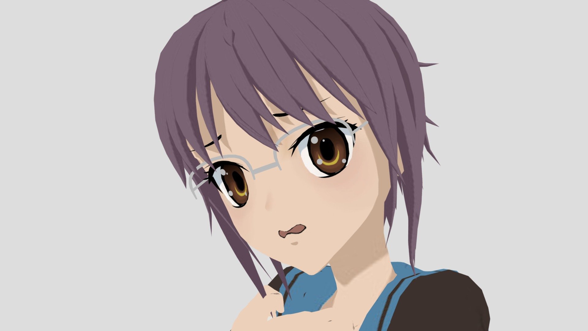 長門 有希 - nagato yuki - Download Free 3D model by oimoyu [ec4125f] - Sketchfab